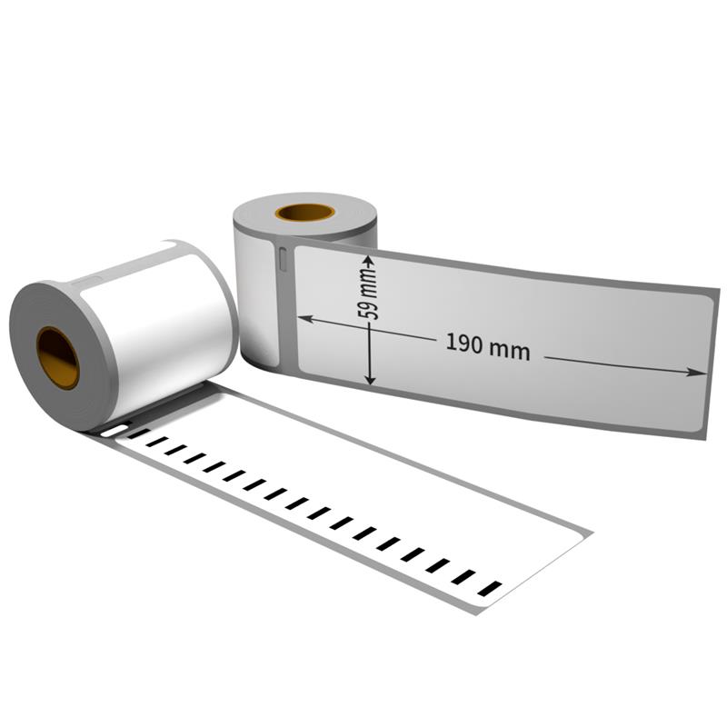 Dymo 99019 59 X 190mm Thermal Label Tags Rolls Large Lever Arch File ...