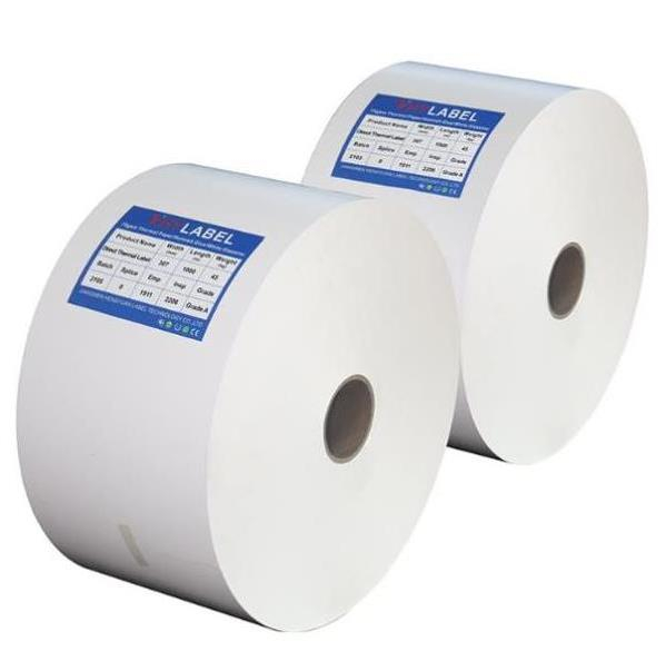 High Gloss White Bopp Label Rolls Adhesive Blank Label Roll 60um from ...